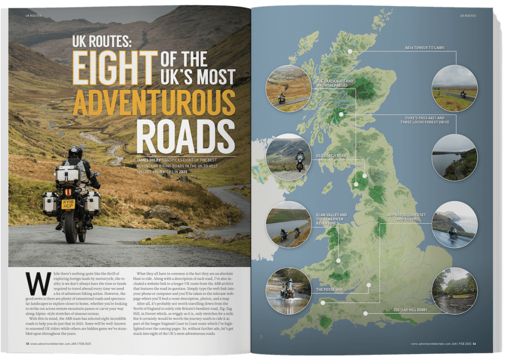 ABR 85 – UK Roads Landing Page - Adventure Bike Rider